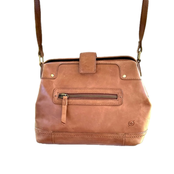 Born | Bags | Born Doctors Bag Crossbody Cognac Brown Purse Distressed ...